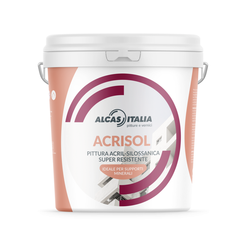 ACRISOL PITTURA AL QUARZO ACRIL-SILOSSANICA ALCAS DA LT.14 BASE BB ...